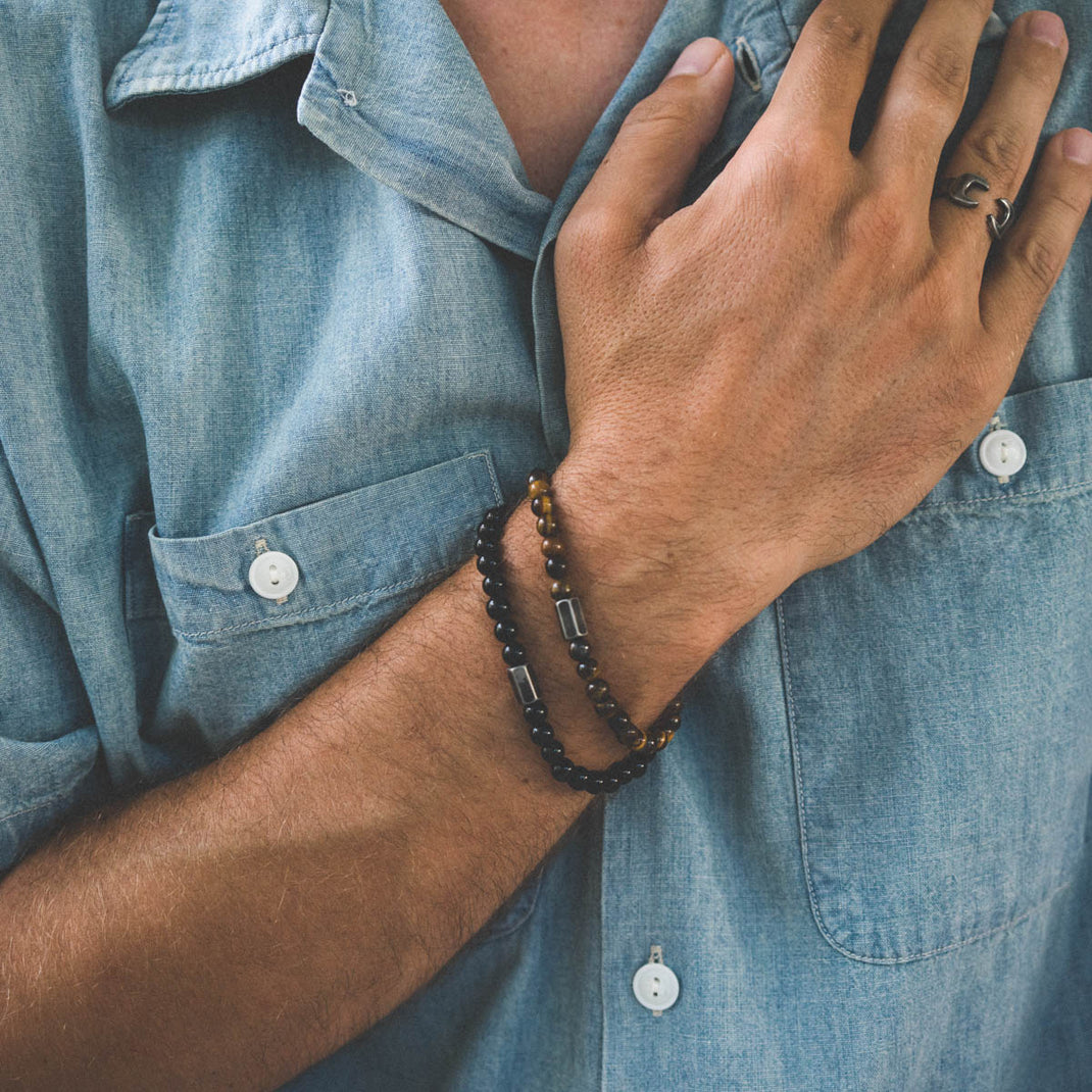Vitality - Garnet Stones Bracelet – Rust 1894