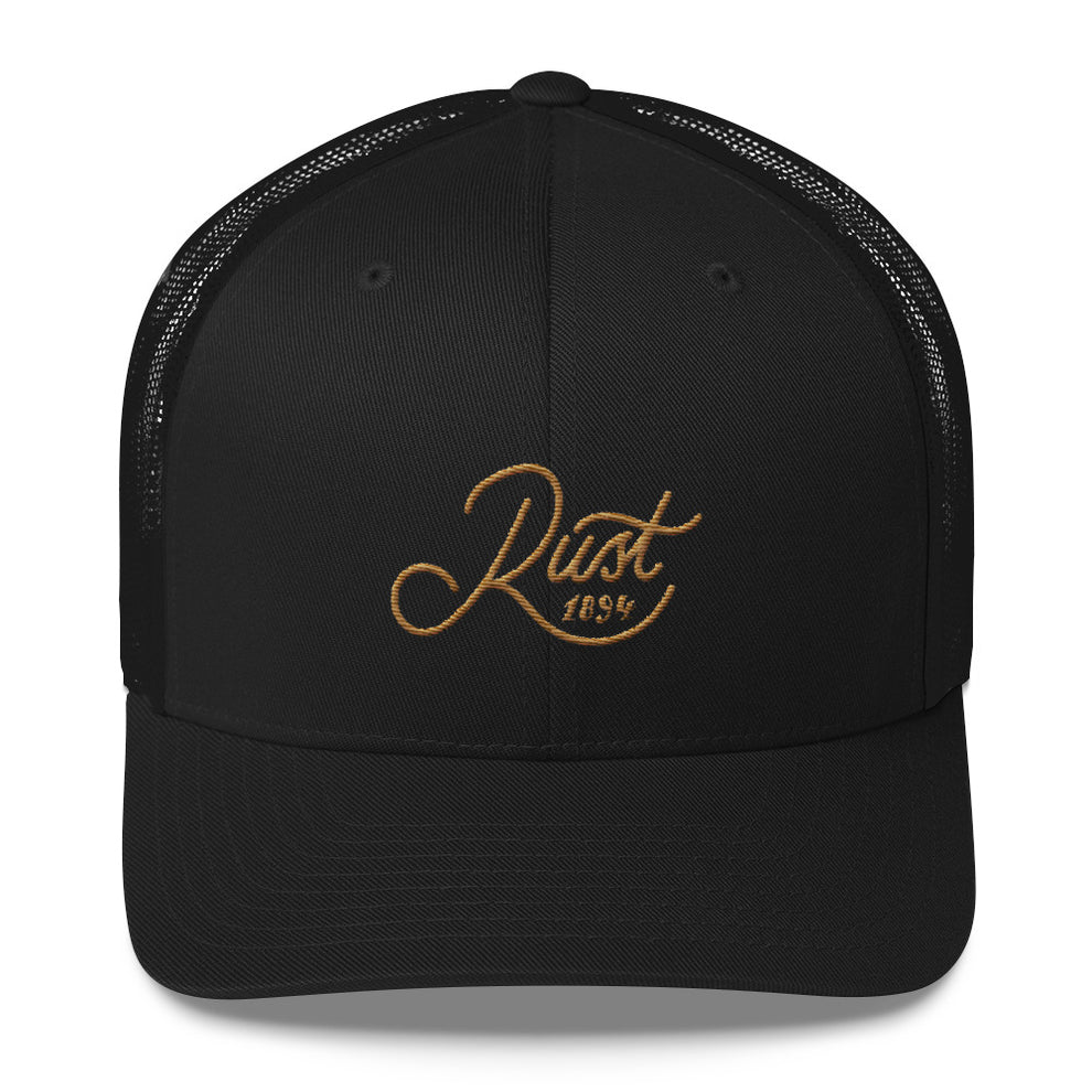 Rust 1894 Logo Retro Trucker Cap